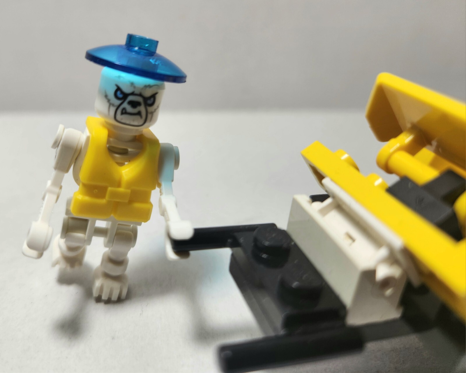 LOT of 17 LEGO pcs. Taxi Pull Cart with Parasol & Skeleton Driver | eBay