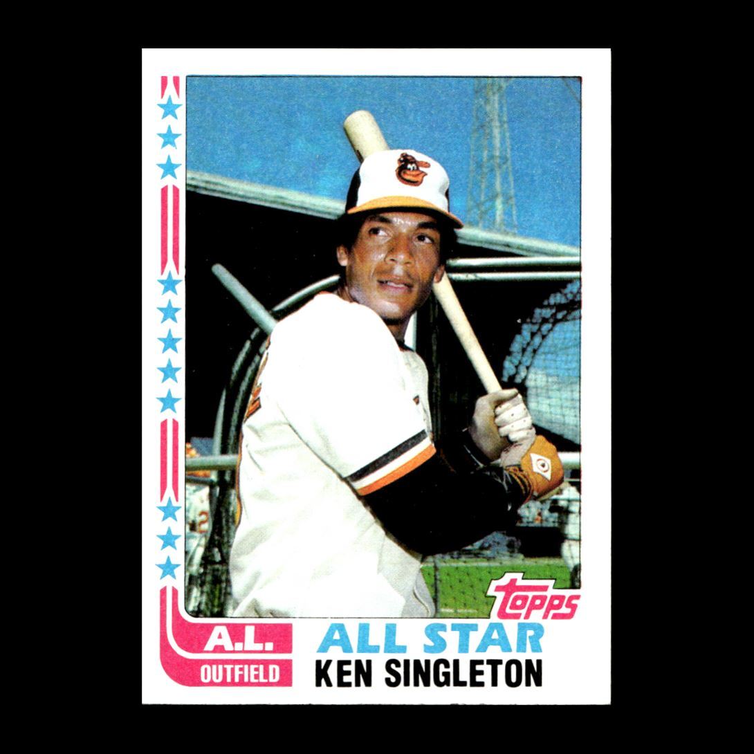 Ken Singleton 1982 Topps Baltimore Orioles #552 R313F 34 | eBay