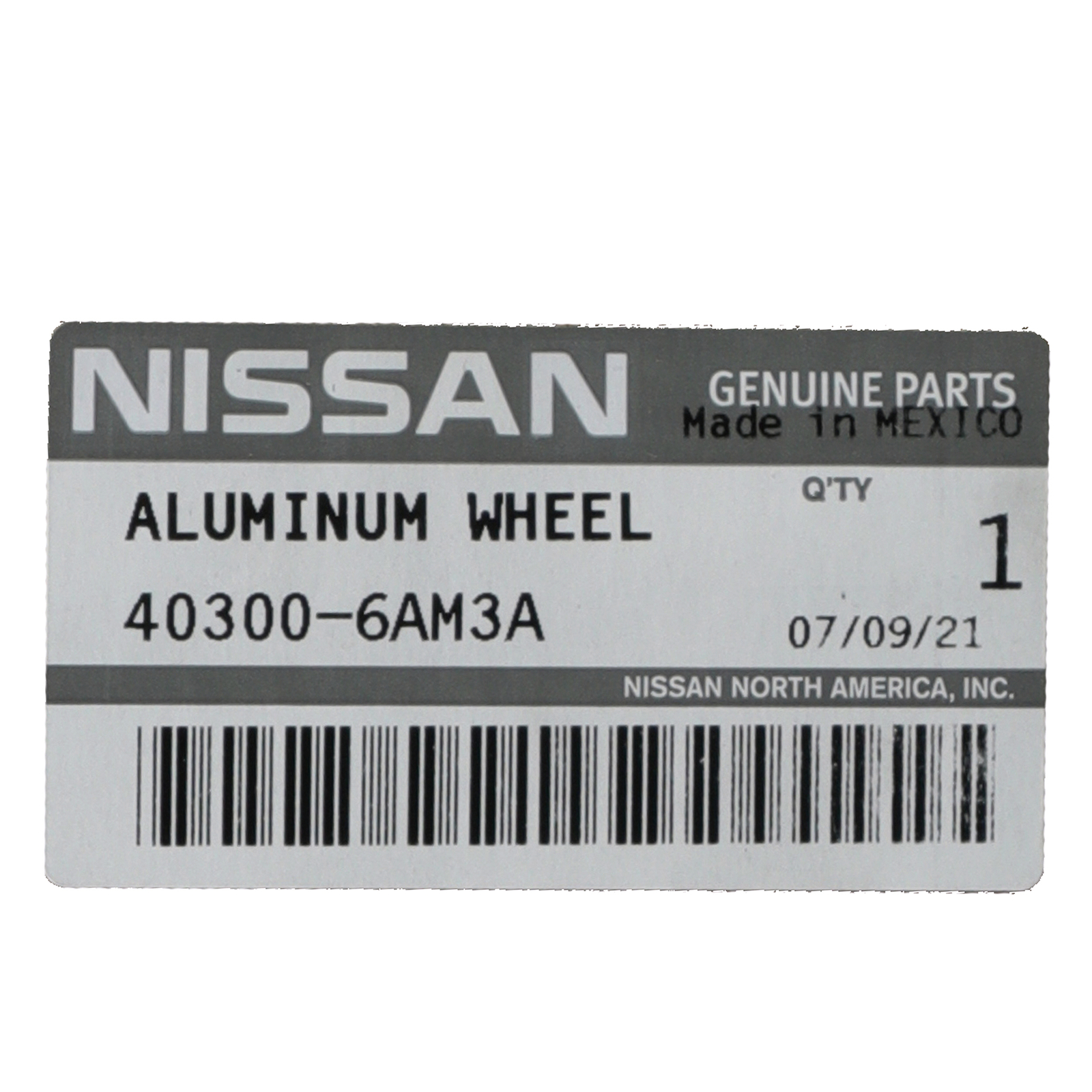 NEW OEM 2019-2022 Nissan Altima 18" Aluminum Alloy Wheel Rim NEW 40300 ...