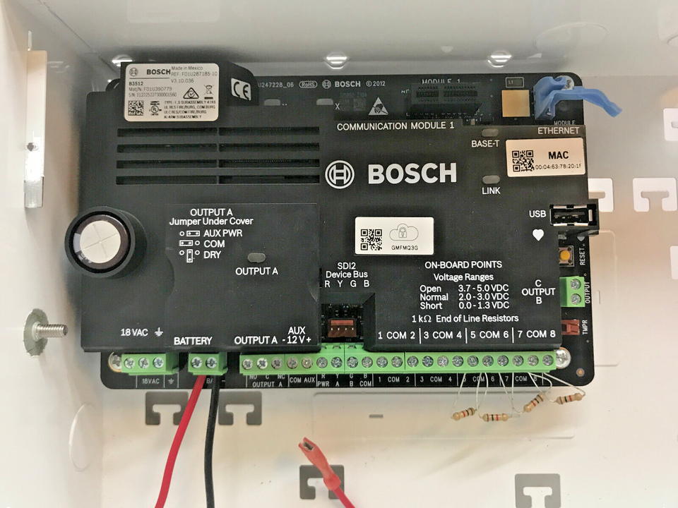 Bosch B11 Medium Enclosure W/ Bosch B3512 IP Control Panel ...