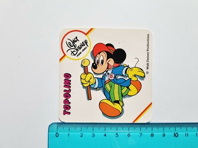 Adhesive Mickey Walt Disney Sticker Autocollant Vintage 80s Original ...