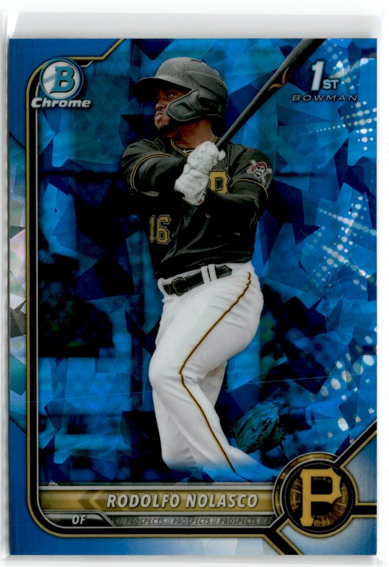 2022 Bowman Chrome Sapphire Rodolfo Nolasco #BCP-69 1st Pittsburgh ...