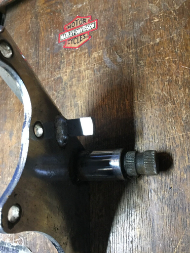 Harley-Davidson FX SHOVELHEAD MID CONTROL BREAK PEDAL BRACKET USED ...