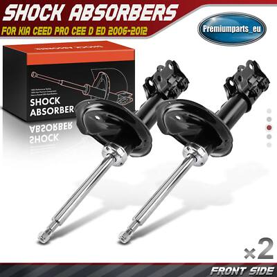 2x Shock Absorbers Front for Kia Ceed Pro Cee D ED 2006-2012 339257 ...