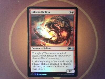 Foil Inferno Hellion - Core 2019 - Magic the Gathering Mtg red | eBay