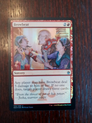 Foil Browbeat Masters 25 - Magic the Gathering Mtg Red | eBay