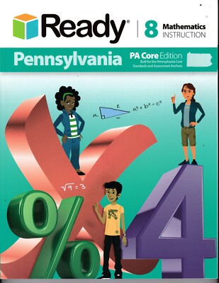 Ready Pennsylvania Gr 8 Mathematics Instruction PA Core Ed NEW | eBay