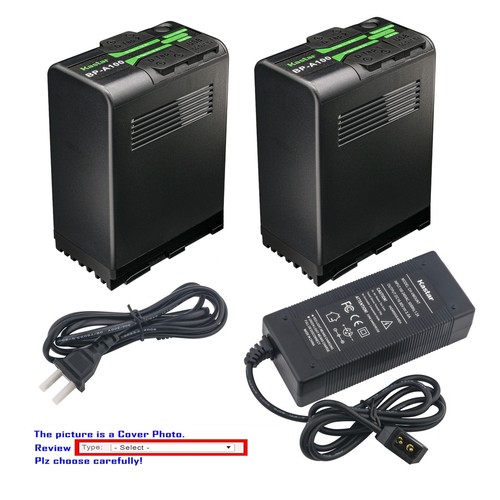 Kastar BP-A100 Battery Dtap Charger for Canon EOS C70 Cinema Camera ...