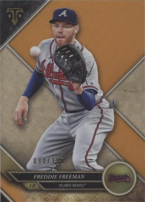 2017 Topps Triple Threads - Freddie Freeman #46 Amber /150 for sale ...