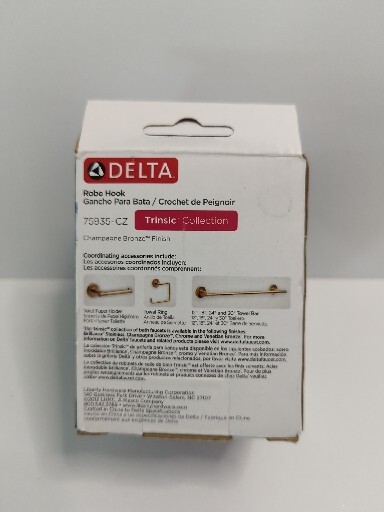 Delta Faucet 75935-CZ Trinsic Robe Hook - Champagne Bronze for sale ...