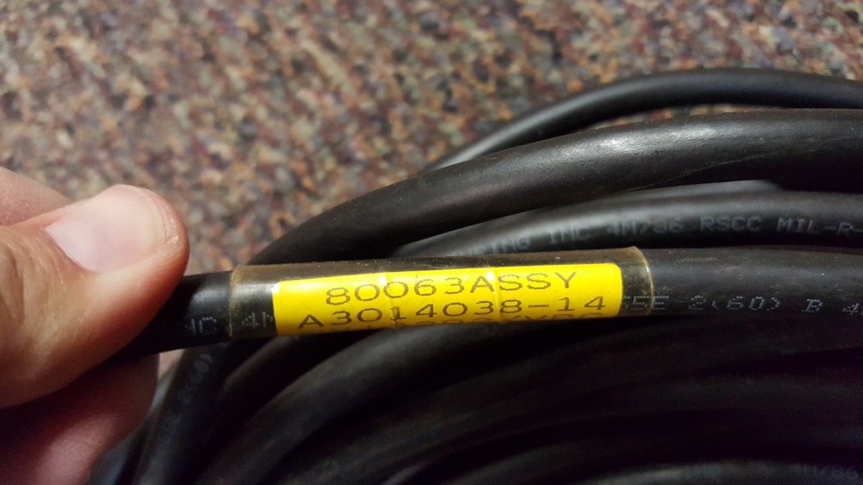 US Army 100' Speaker Cable CX-13292/VRC for Military Radio CDM RF Cable ...