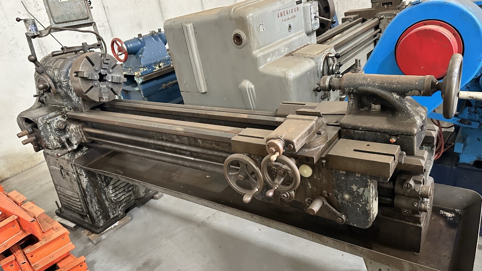 Carroll Jamieson Machine Tool Lathe, 12" 4-Jaw Chuck, 6FT Bed | eBay