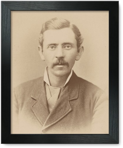 Framed Print: John R. Johnson, Portrait, Facing Front, 1880 | eBay