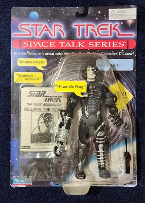 1995 Star Trek Next Generation Space Talk Series HUGH BORG Playmates ...