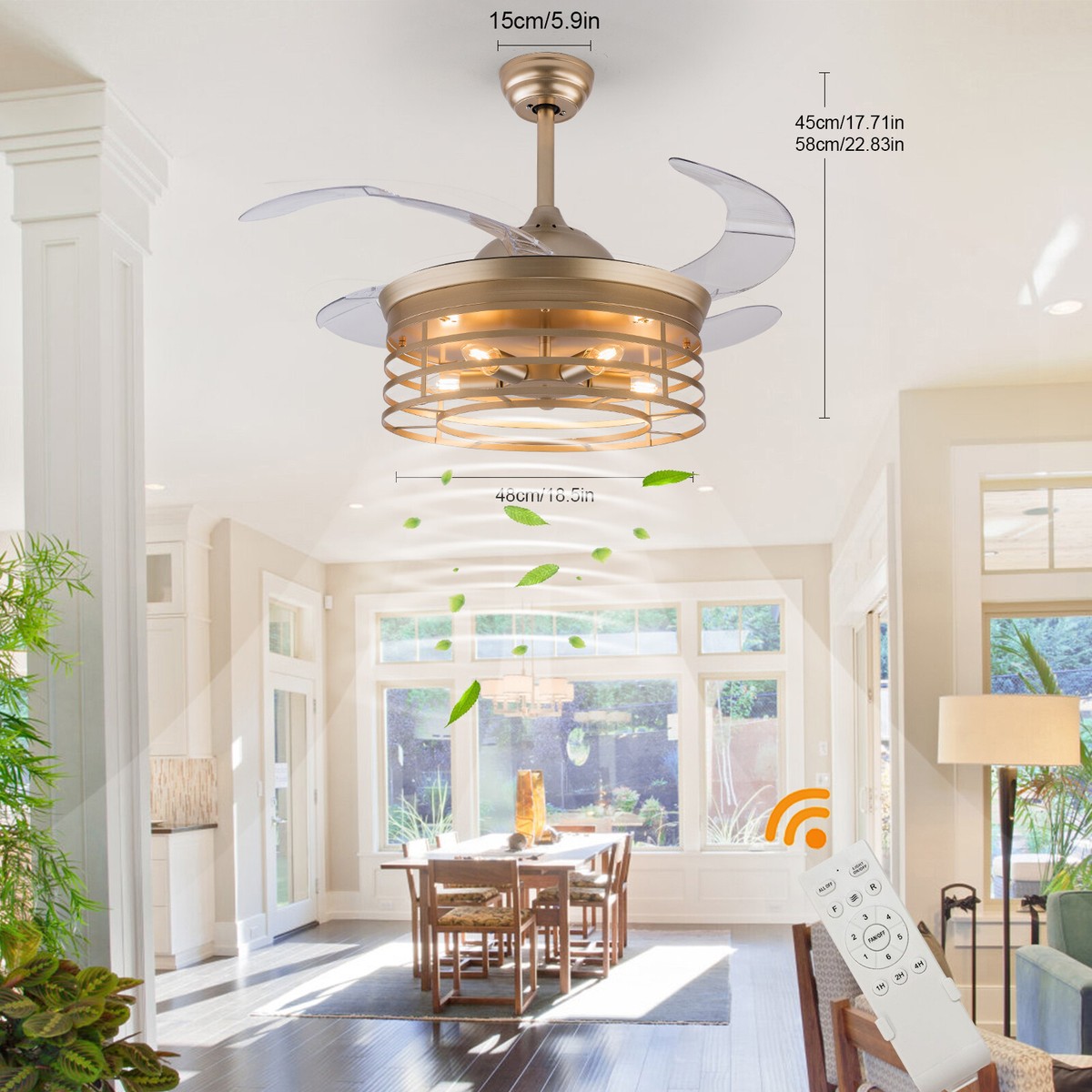 Retractable Ceiling Fixture