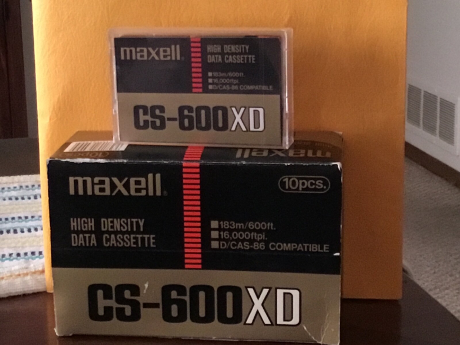 Maxell CS-600XD High Density Data Cassette New Lot of 11 | eBay