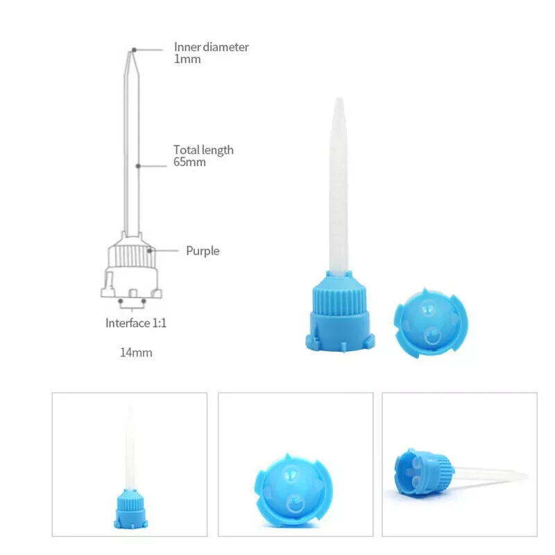 Dental Disposable Conveying Mixers Impression Intraoral Syringe Mixing ...