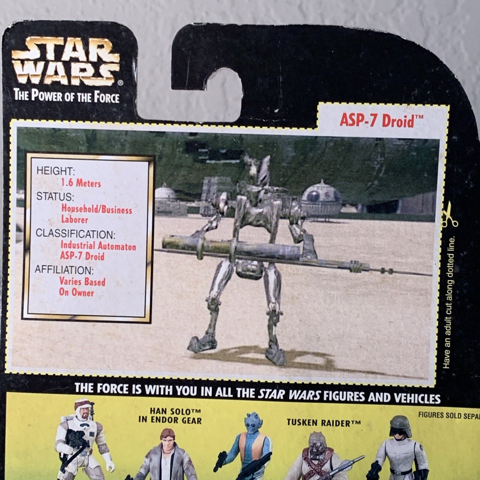 Star Wars ASP-7 Droid The Power of the Force Action Figure 1996 Kenner Hasbro | eBay
