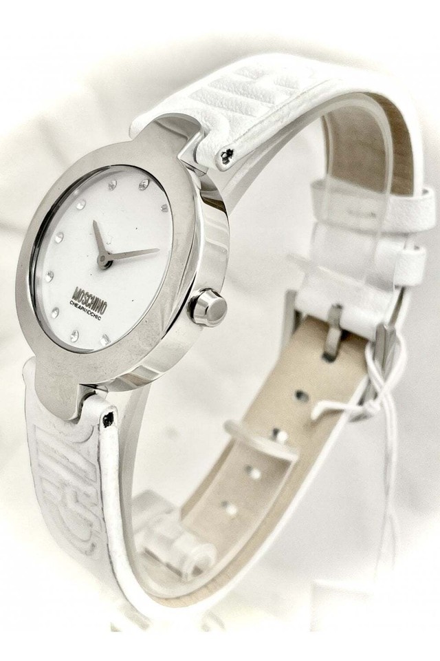 Moschino Ladies Leather Strap Watch MW0350 | eBay