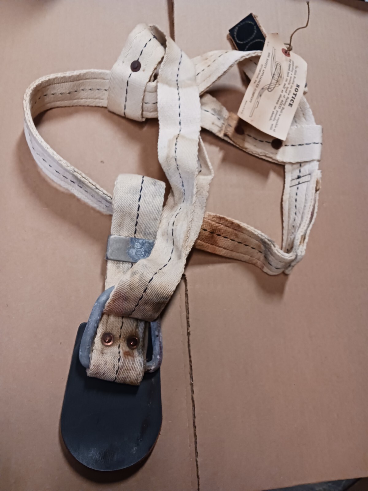 WW2 Slide Buckle White Safety Belt Parachute Aircraft Safety Harness ...