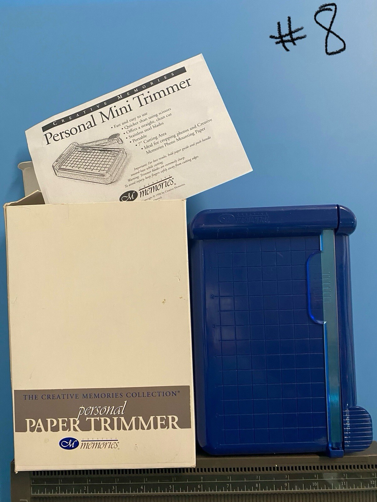 Creative Memories 12" Rotary Trimmer Paper Cutter with Straight Blade ...