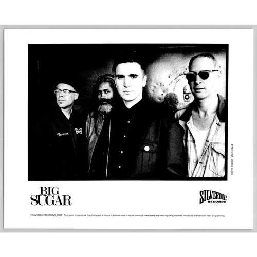 Big Sugar Canadian Blues Reggae Alternative Rock Band 80s-90s Music ...