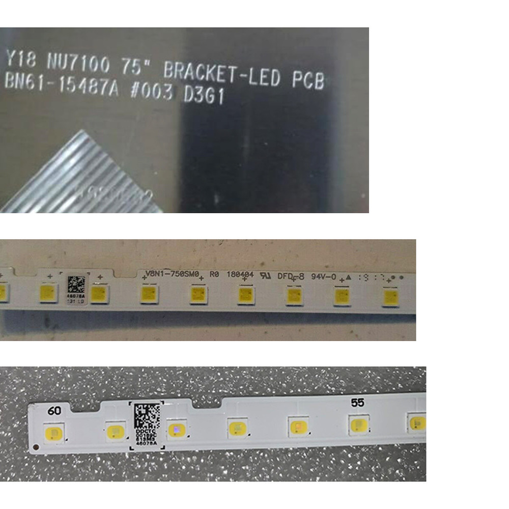 BN96-46078A SAMSUNG LED Strips Full Set STS750A26_3030F UN75NU7100 ...