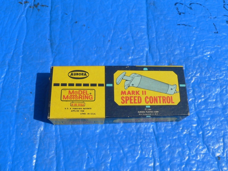 Aurora MODEL MOTORING THUNDERJET 500 1348 MARK 1 1 SPEED CONTROL TRACK ...