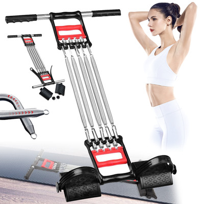 5 Spring Chest Expander Exercise Puller Muscle Stretcher Training Home ...