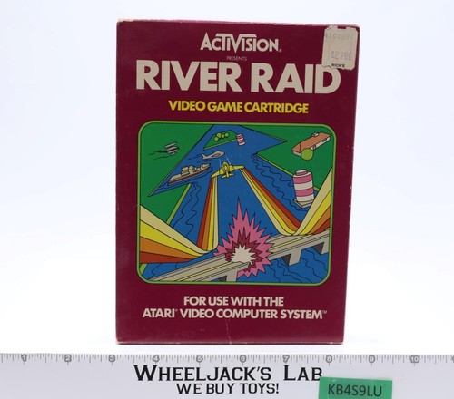 River Raid W/ Box + Manual Atari 2600 1982 Activision Vintage Game ...
