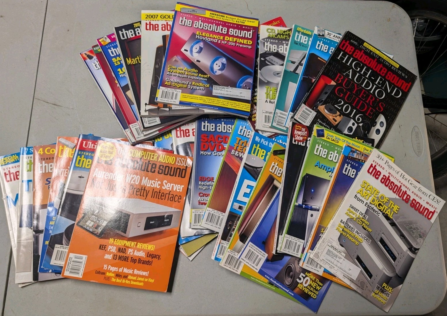 THE ABSOLUTE SOUND Magazine Huge Lot (59) Issues 2000-2016 Vintage ...
