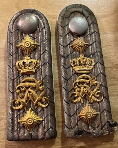 WW1 Imperial German Army Officer Shoulder Boards - Grenadier-Regiment ...
