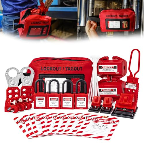 Lockout Tagout Kit,Loto Locks for Breaker and Plug Lock Out Tag Out ...