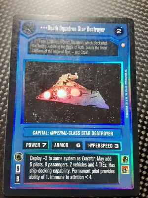 Decipher Star Wars CCG FOIL Lt. Play BB Reflections DEATH SQUADRON ...