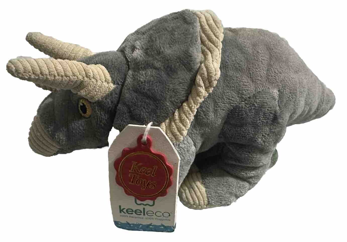 Keel Toys Keeleco Dinosaur T-rex 38cm Soft Toy Large 100 Recycled Eco ...