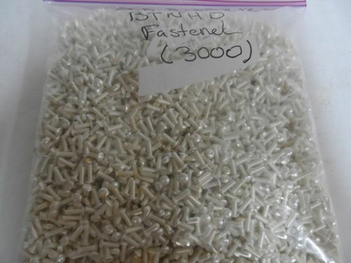 LOT OF 3000 SCR 8-32 X 1/2''L BUTTON HEAD SILVER PLATED 304 SS SCREWS ...