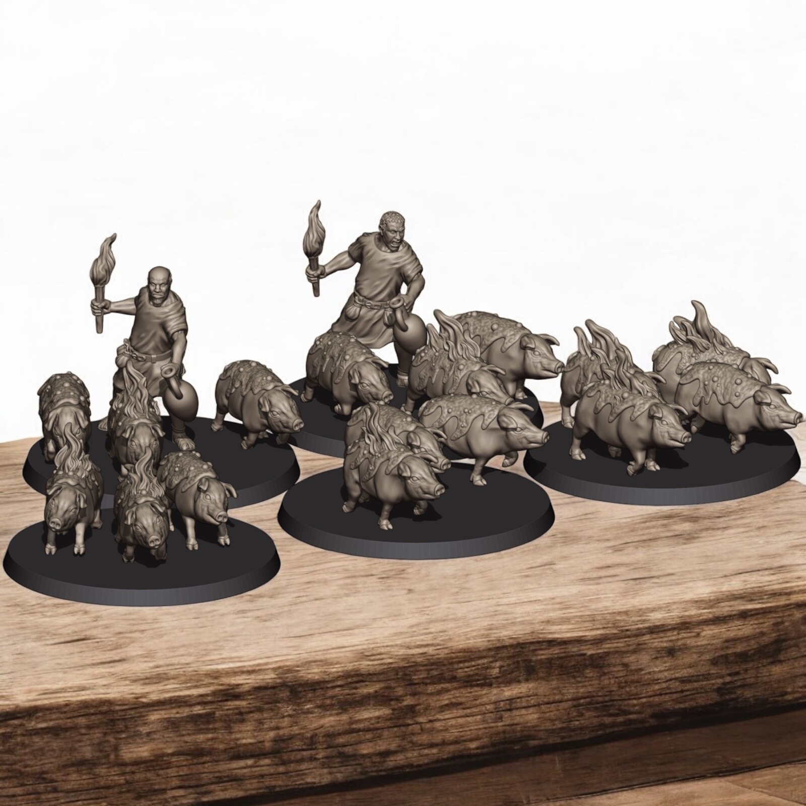 Ancient Roman Incendiary Pigs Unit 28mm Saga Carthage Hail Caesar ...