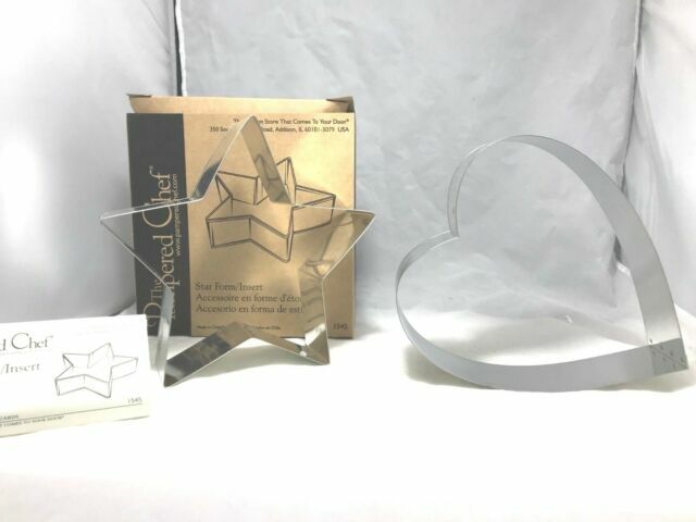 Star Form Insert The Pampered Chef 1545 Silver 5 Point Baking ...