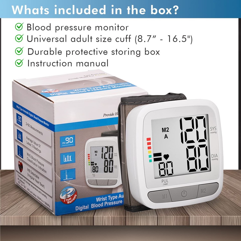 Novamedic Digital Blood Pressure Monitor, Accurate BP Machine with ...