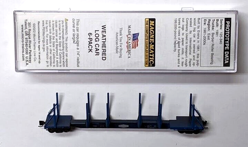 MTL Micro-Trains 11548023 Federal FPBX 135 65 foot log car FW Factory ...