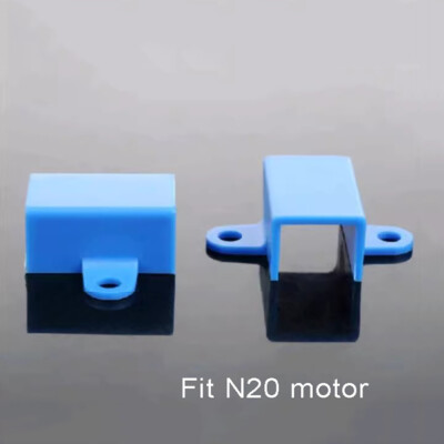 ABS Plastic N20 Motor Mounting Bracket Motors Holder Base Gearbox Blue ...