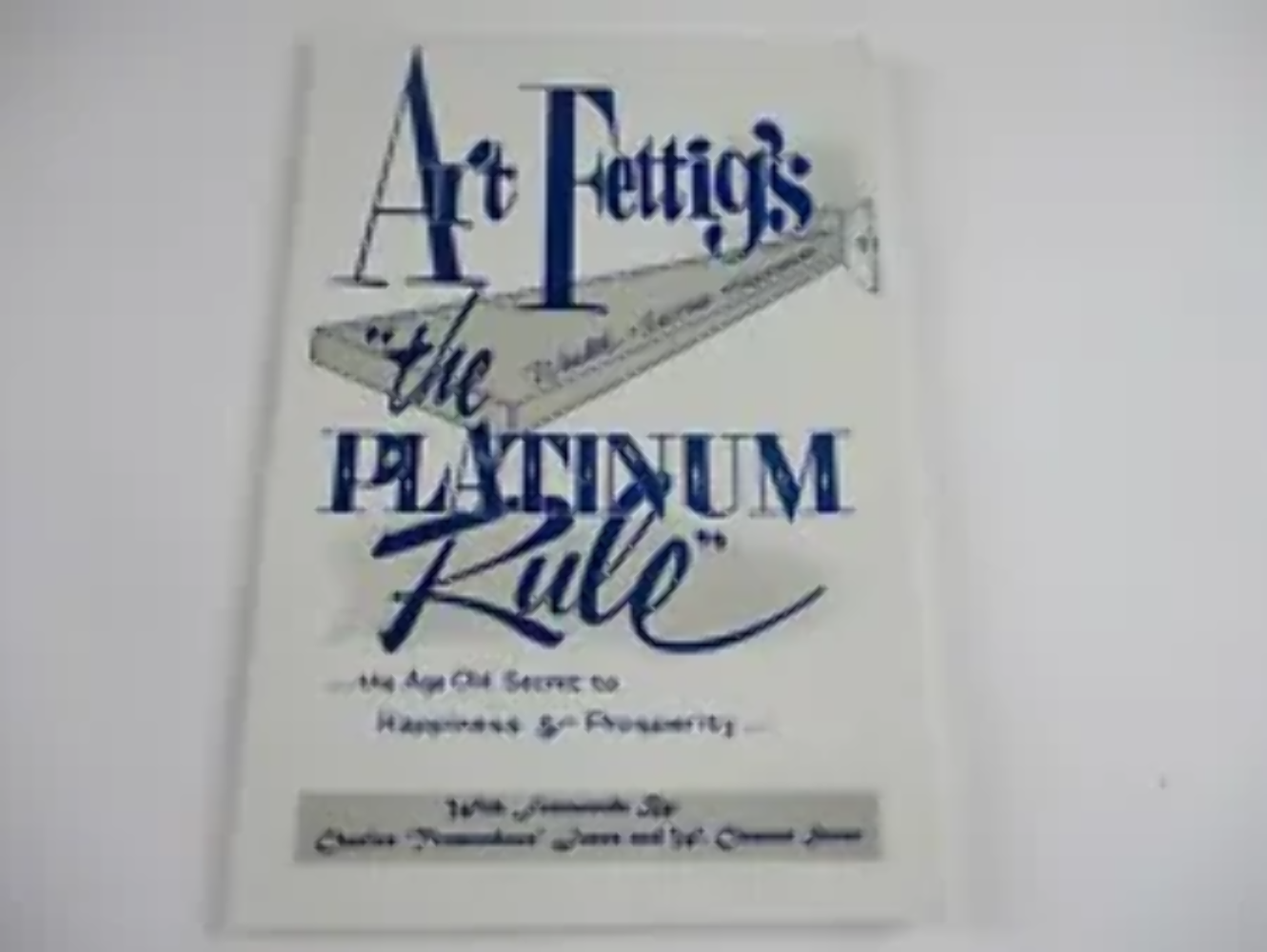 Platinum Rule by Art Fettig (1988) 9780916927097| eBay