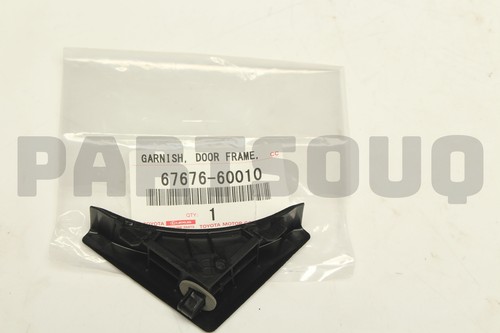6767660010 Genuine Toyota GARNISH, REAR DOOR FRAME, LH 67676-60010 | eBay