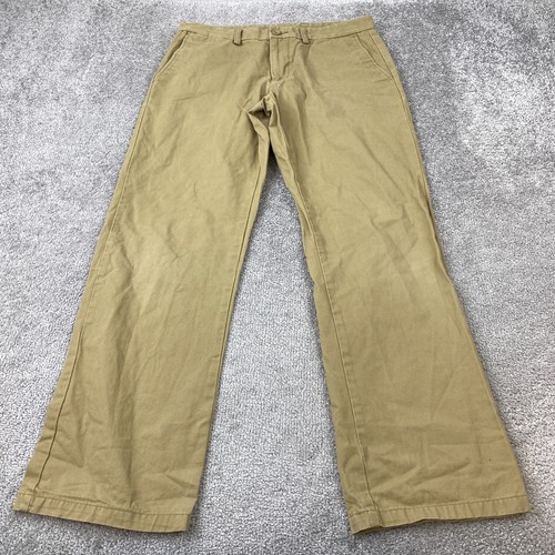 Old Navy Ultimate Loose Chino Pants Men's Size 32X31 Tan Flat Front ...
