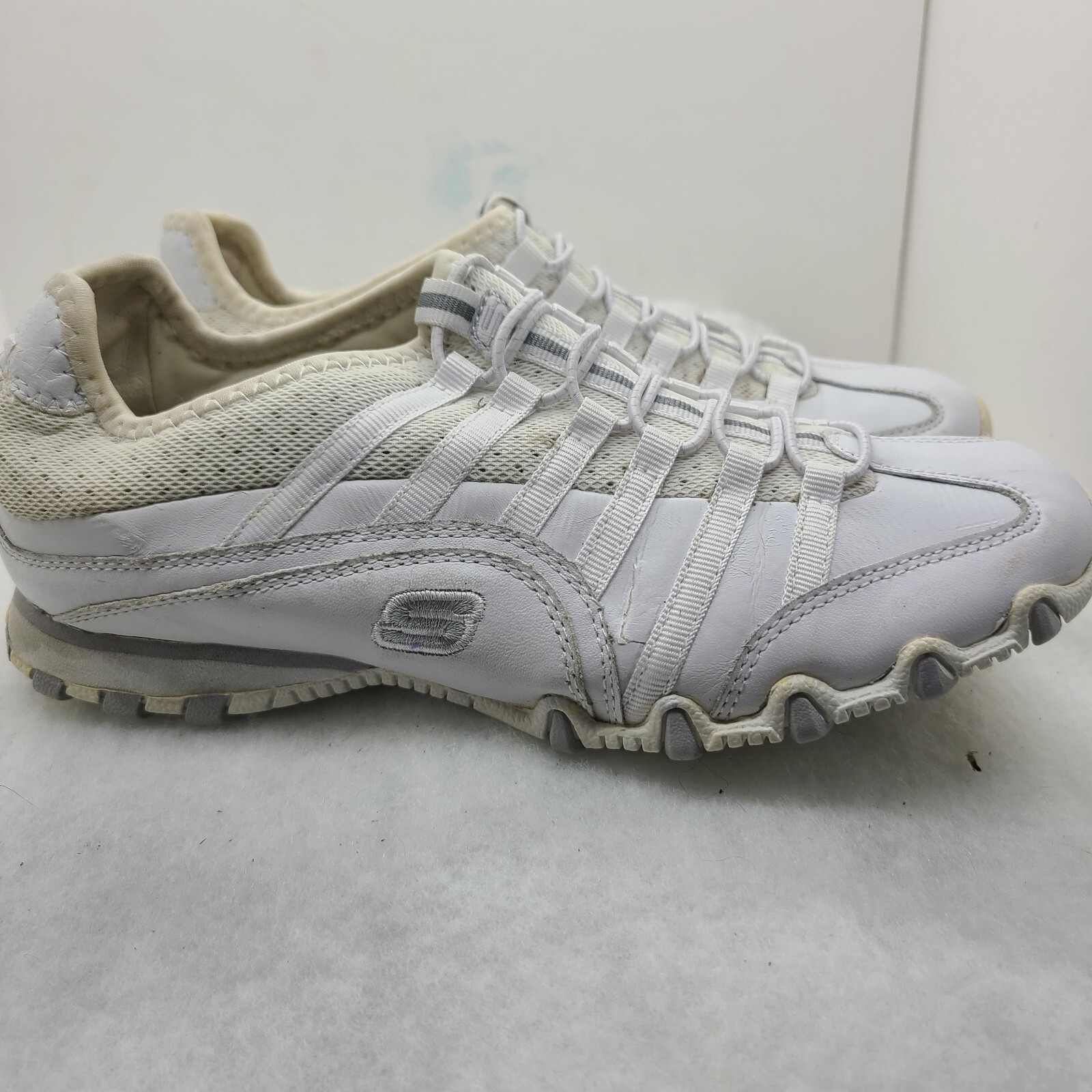 Skechers Womens Straightaway 21552 White Casual Shoes… - Gem