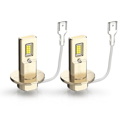2x h3 LED cornering Bulbs for 07-10 BMW E92 E93 328i 335i M3 Coupe ...