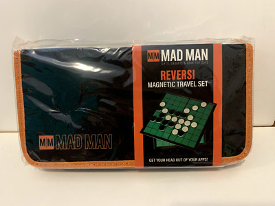 Mad Man Magnetic Travel checkers game set | eBay