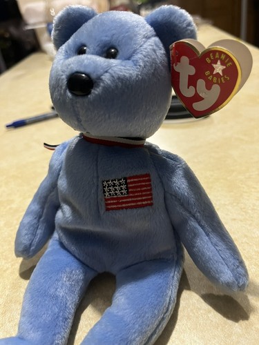 Ty Beanie Baby – America – Blue – Teddy Bear - 2001 8421045068| eBay