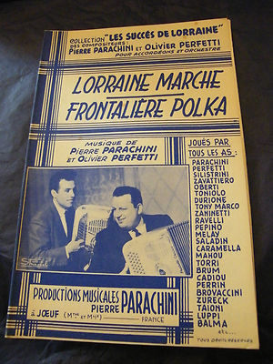 Lorraine Border March Polka Parachini Perfetti Music Sheet | eBay