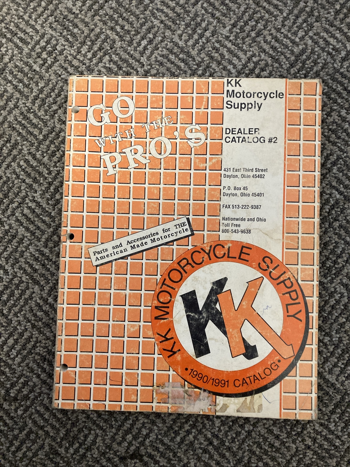 1990/1991 KK Motorcycle Dealer Catalog - DAYTON, OH parts and ...